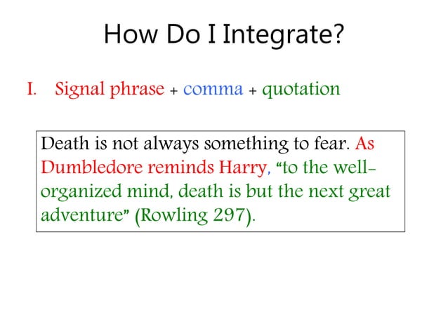 Voice Markers and Signal Phrases | PPTX