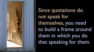 Integrating quotes | KEY