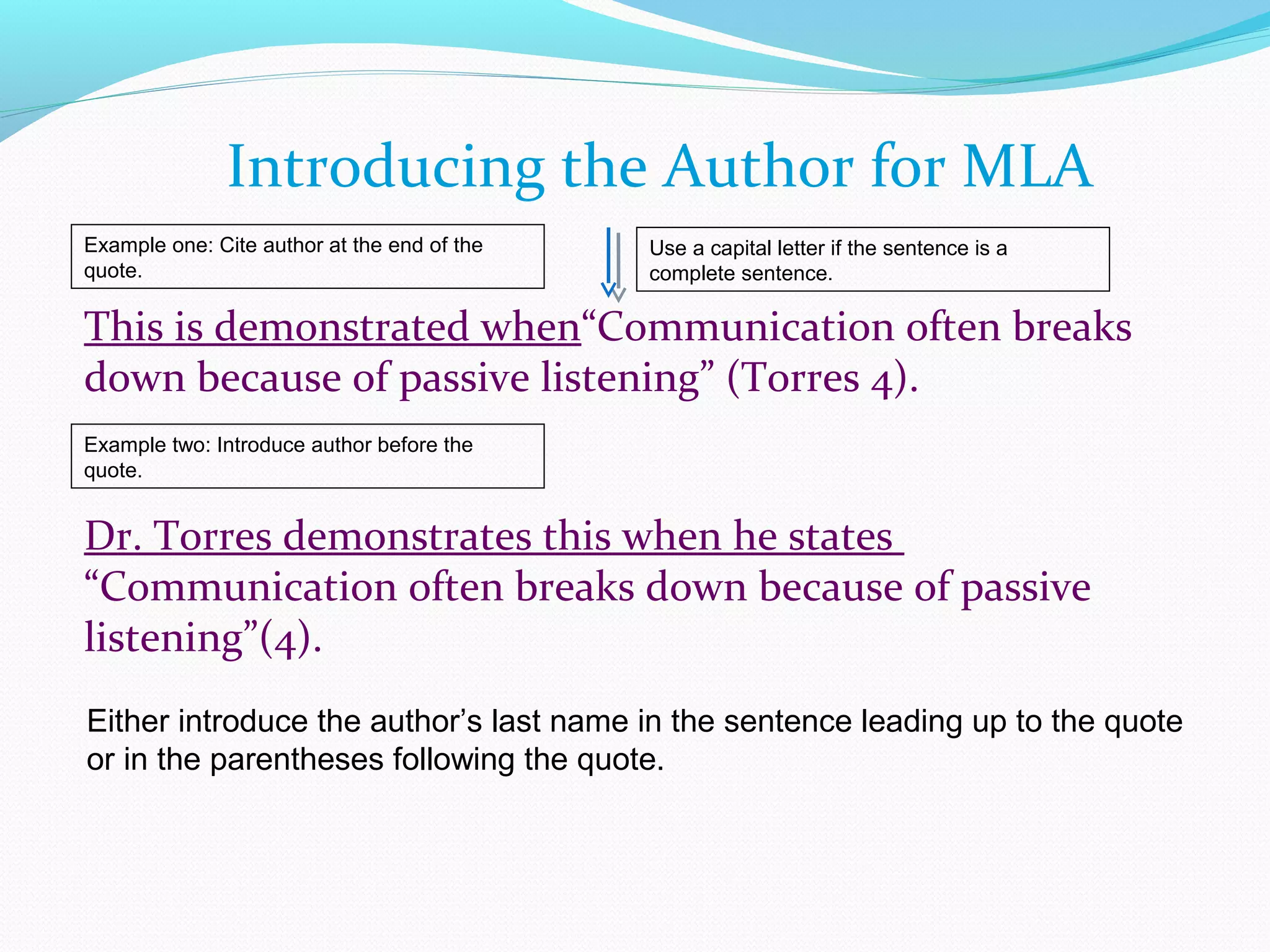 Integrating quotes | PPT