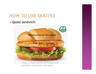 Integrating quotes slides | PDF