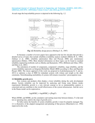 Integrating reliability in conceptual process design an optimization approach | PDF