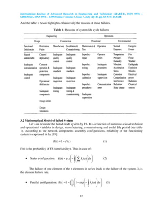 Integrating reliability in conceptual process design an optimization approach | PDF