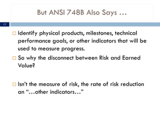 Integrating Risk With Earned Value | PPT