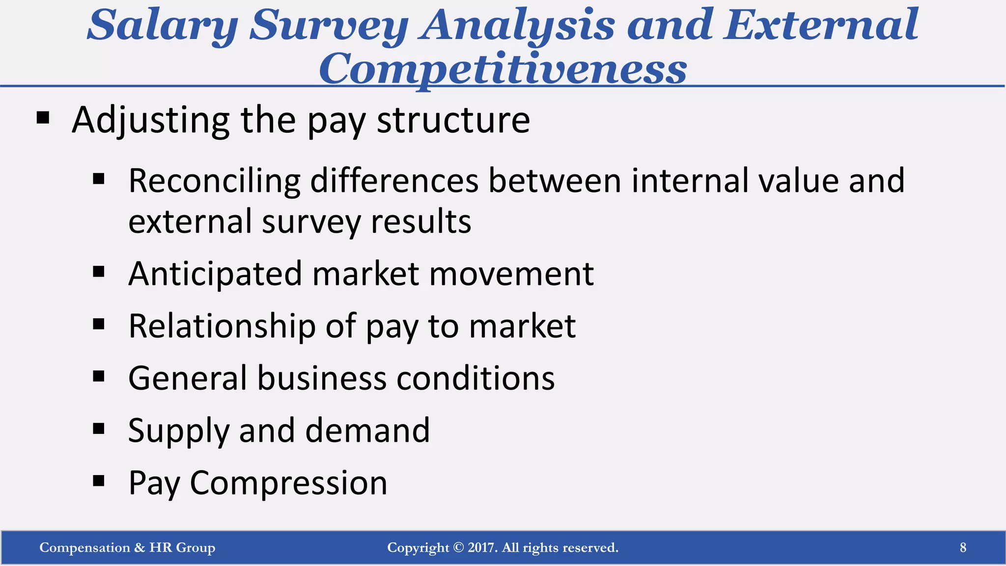 Integrating salary ranges and market data in compensation planning | PDF