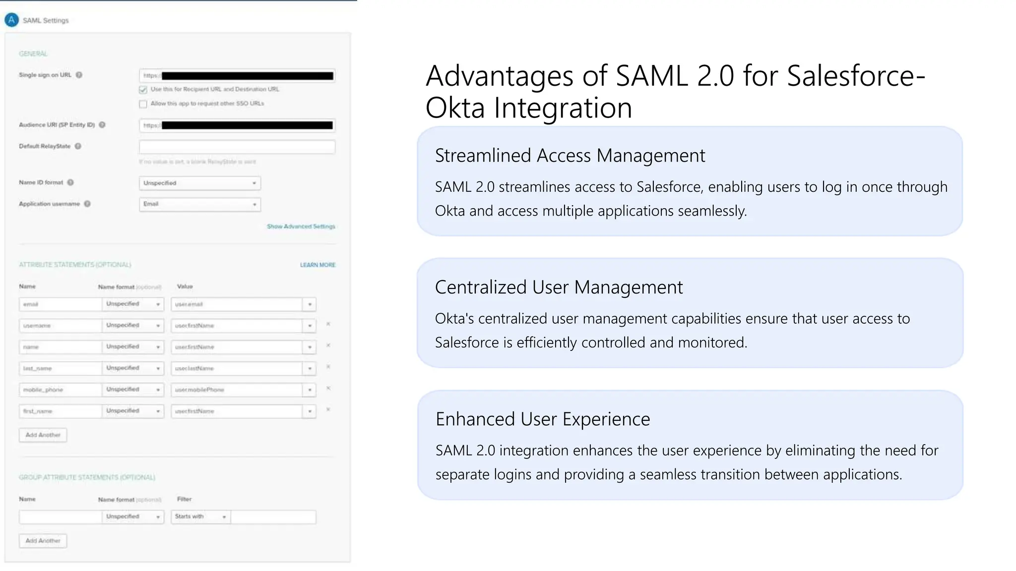 Integrating Salesforce With Okta Using Saml 20pptx