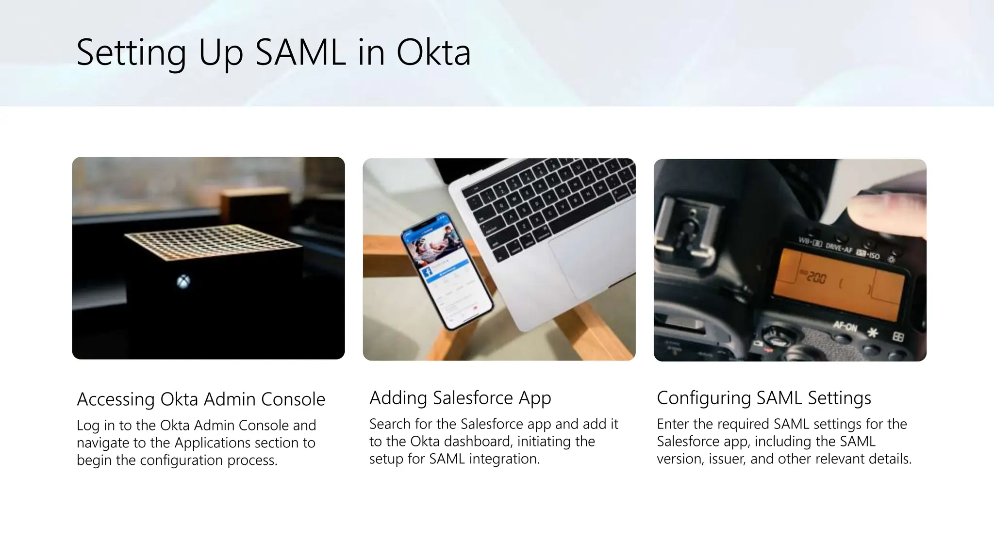 Integrating Salesforce With Okta Using Saml 20pptx