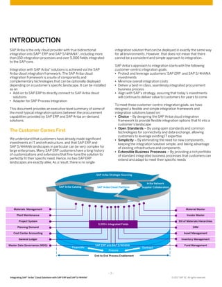 Integrating sap ariba_cloud_solutions_with_sap_erp_and_sap_s4_hana-2 | PDF