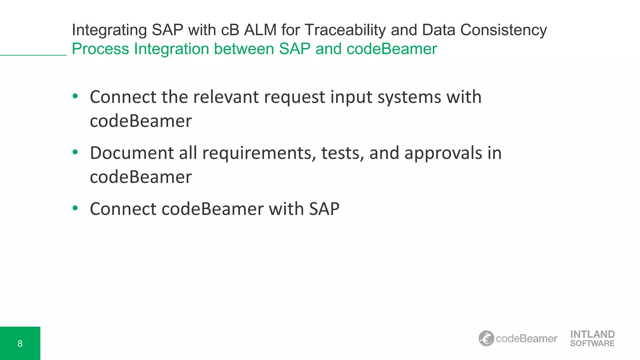 Integrating SAP with codeBeamer ALM for Traceability and Data ...
