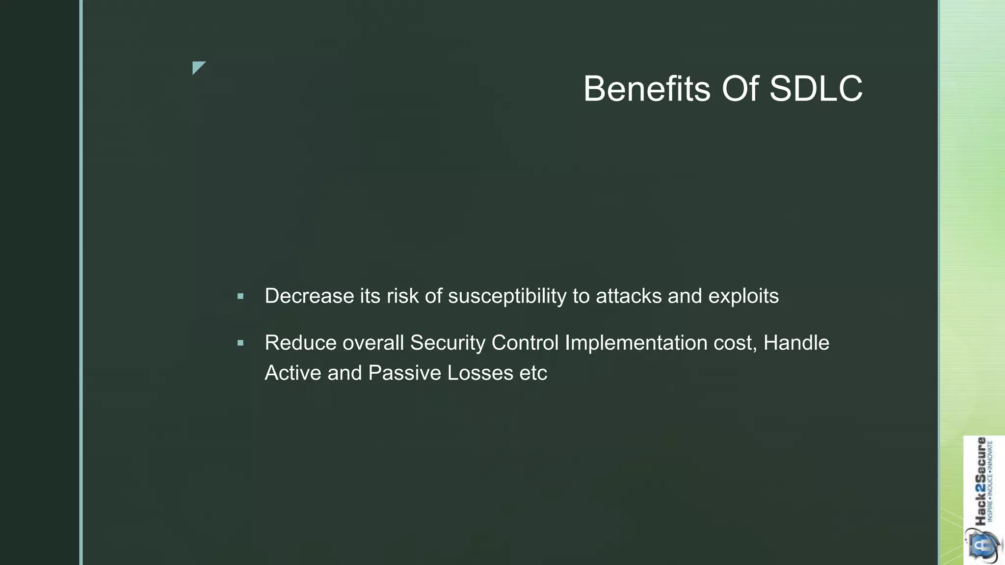 Integrating Security Across SDLC Phases | PPTX