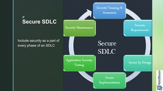 Integrating Security Across SDLC Phases | PPTX | Operating Systems | Computer Software and ...