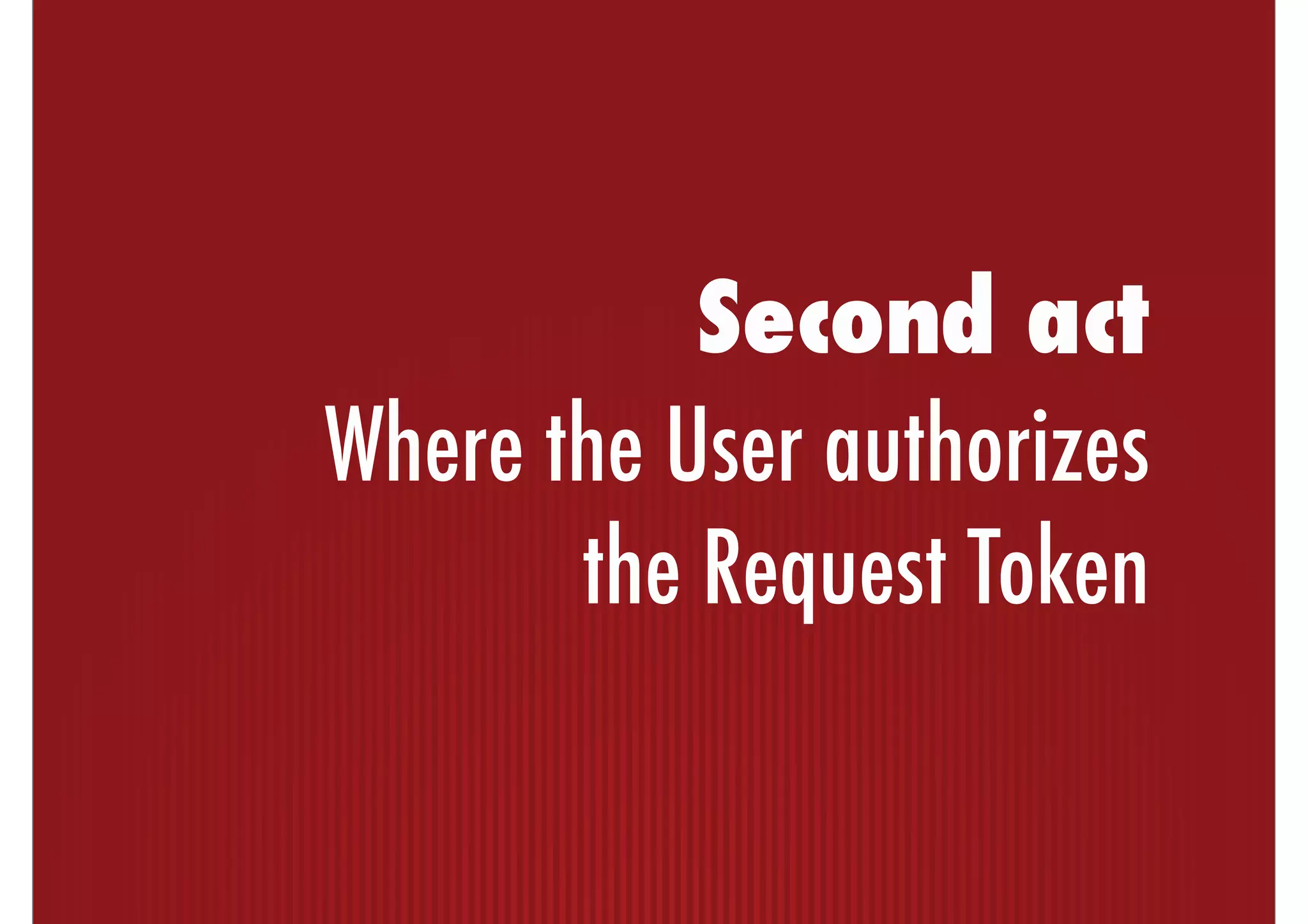 Integrating services with OAuth | PDF