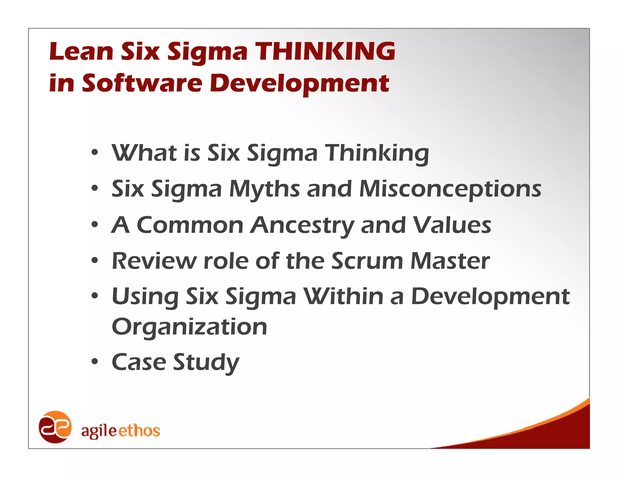 Integrating Six Sigma Thinking Into Scrum Based Development ...