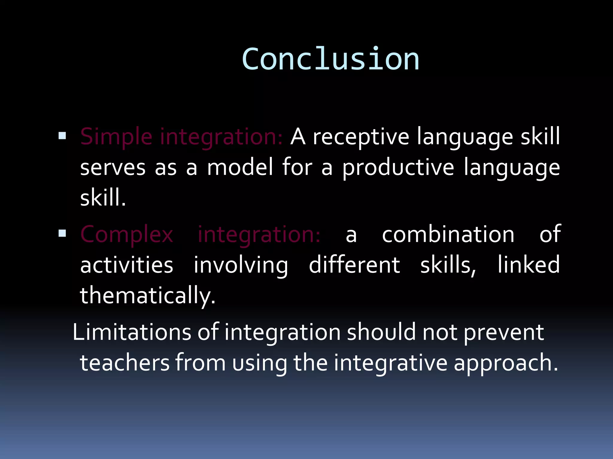 Integrating Skills Growing Talents | PPTX