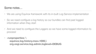 Integrating SLF4J and the new OSGi LogService 1.4 - BJ Hargrave (IBM) | PDF