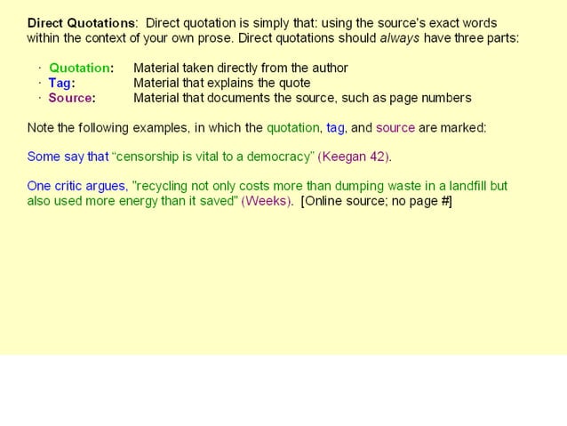 Integrating Sources Slideshow | PPT