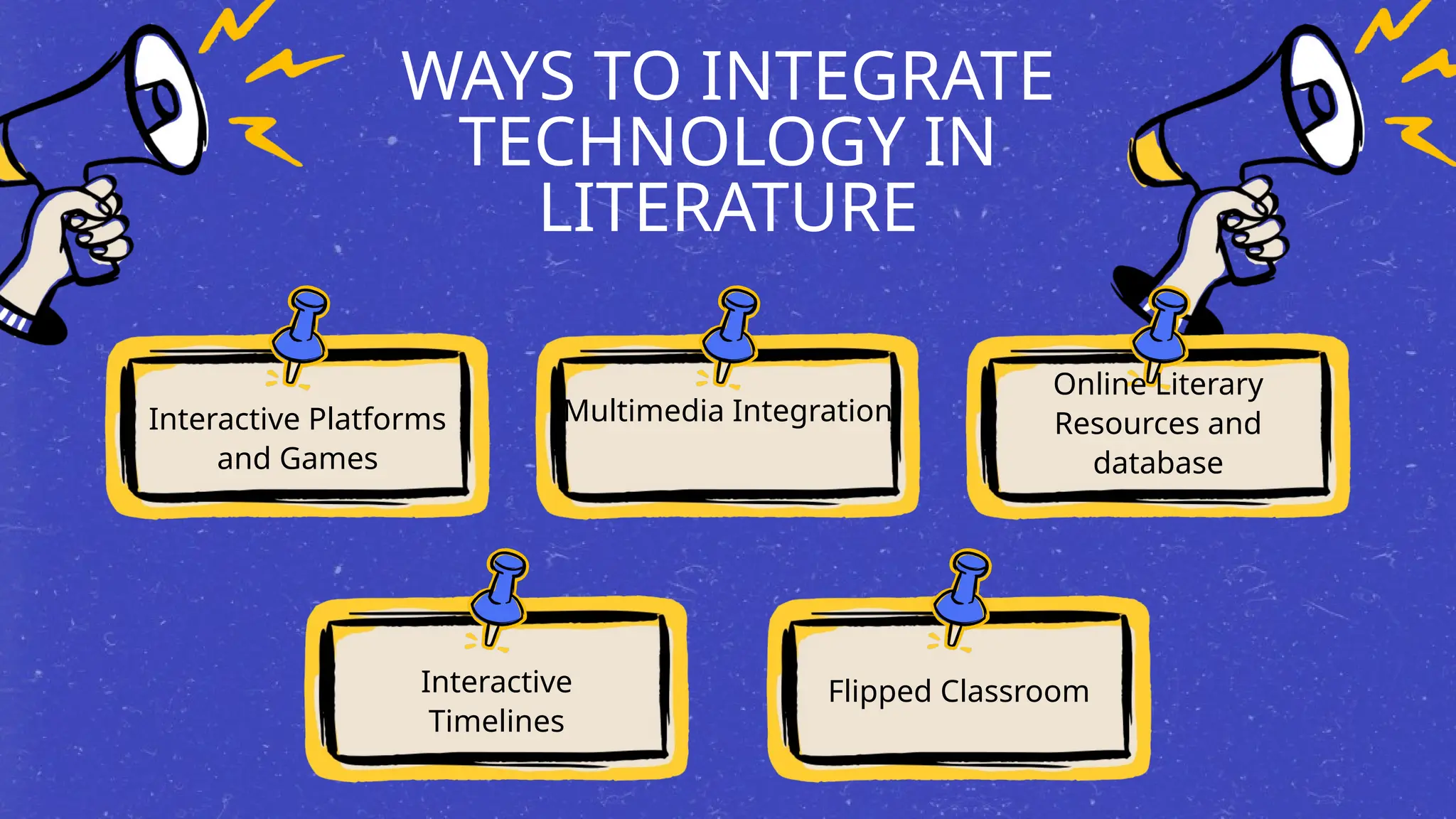 INTEGRATING TECHNOLOGY IN LITERATURE TEACHING | PPTX