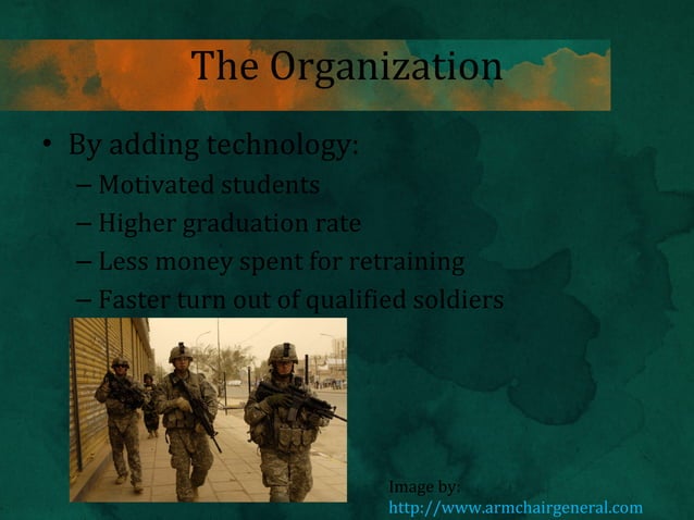 Integrating technology and army courses | PPT