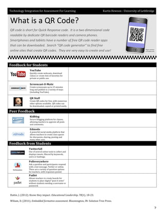 Integrating Technology (Elk Island) handout | PDF