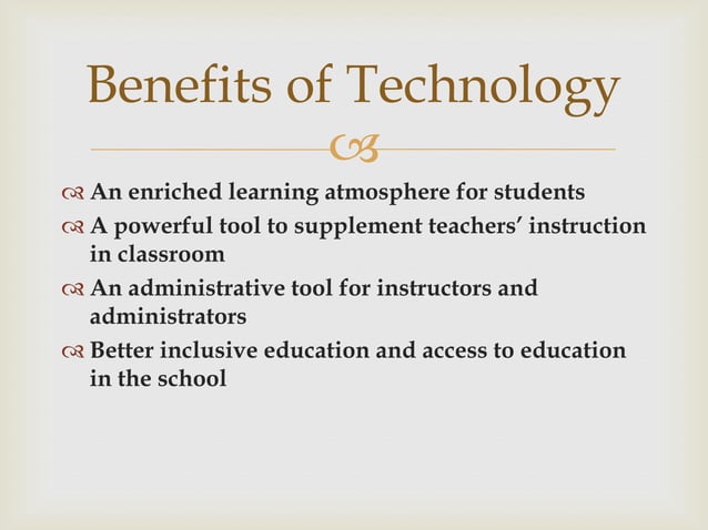 Integrating technology in education | PPT