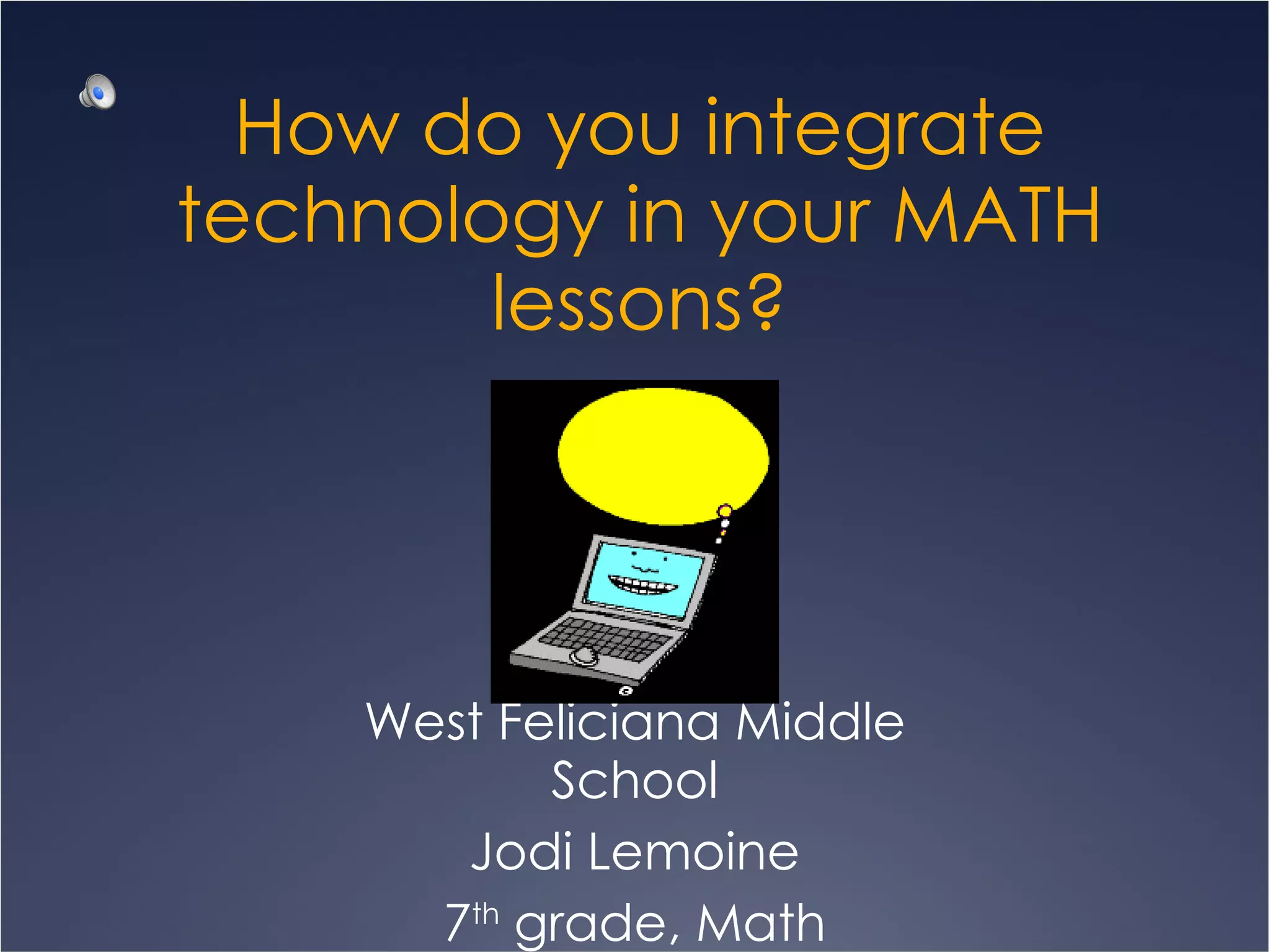 Integrating technology in math | PPT