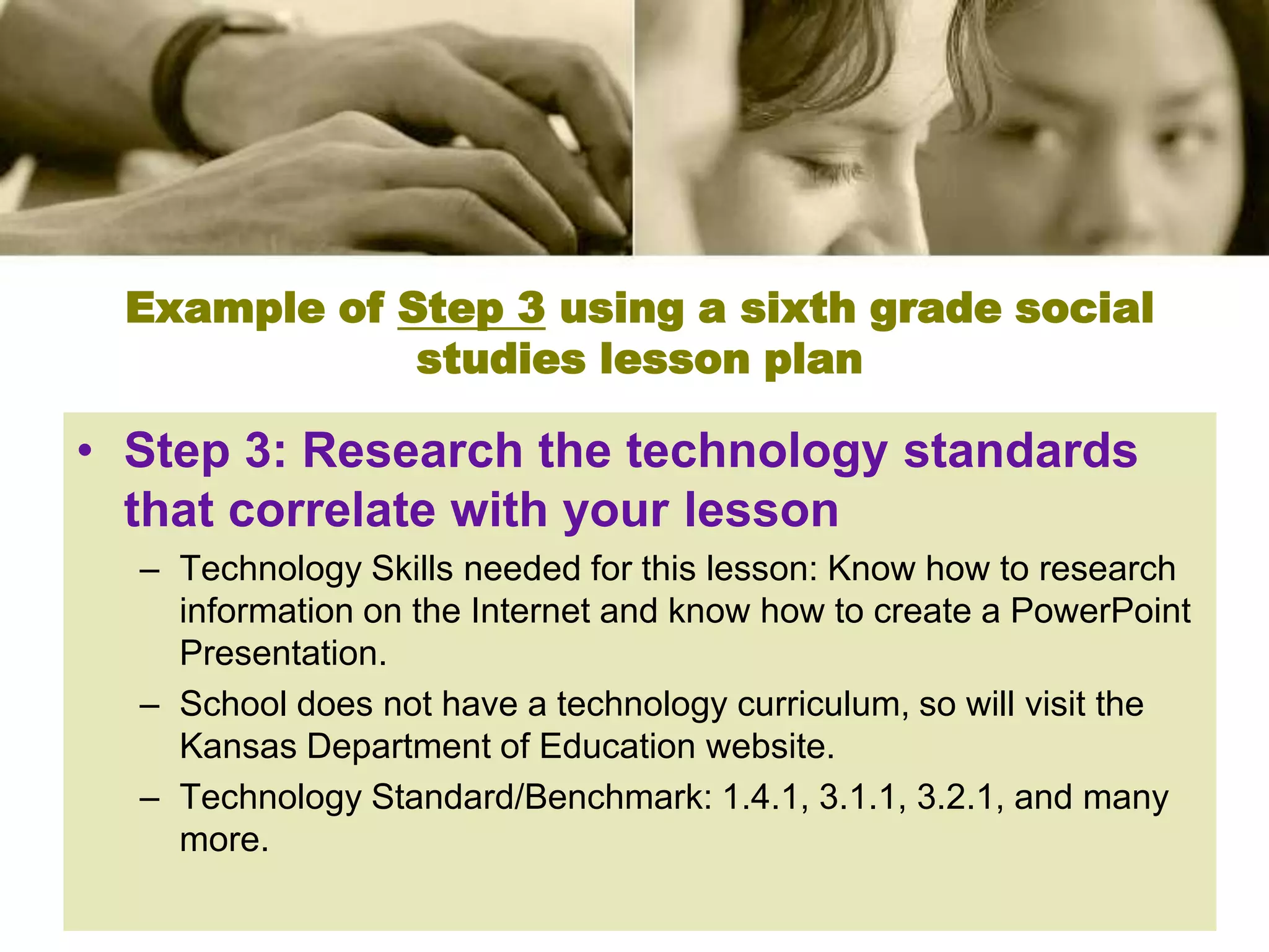Integrating Technology in a Classroom Lesson: Step-by-Step instructions on how to integrate ...