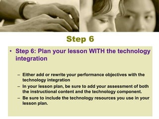 Integrating Technology in a Classroom Lesson: Step-by-Step instructions ...