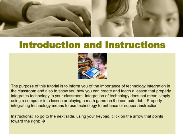 Integrating Technology in a Classroom Lesson: Step-by-Step instructions ...