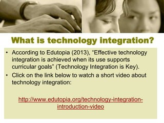 Integrating Technology in a Classroom Lesson: Step-by-Step instructions ...