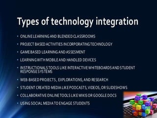 Integrating technology into the curriculum | PPT