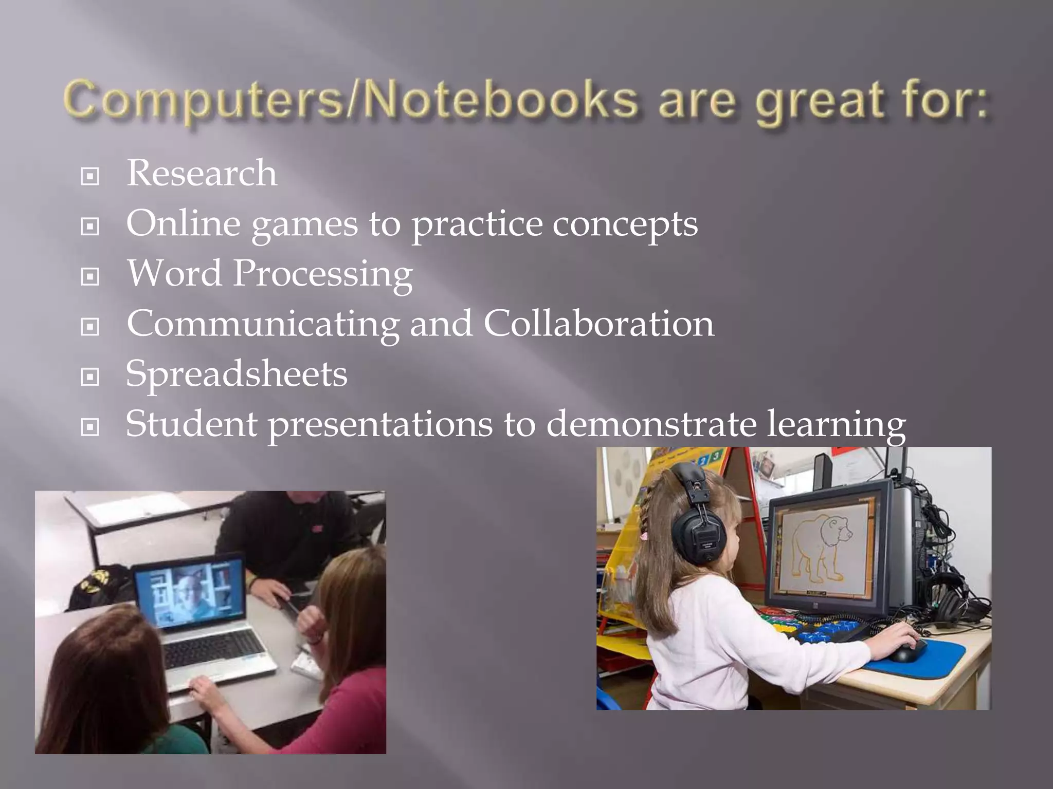 Integrating technology into the elementary classroom | PPT