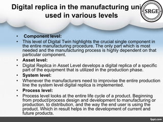 Integrating the IIoT with the digital twins for the drugs industry | PPT