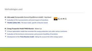 Integrating Transport Dynamics into the TIMES-Reunion Model | PPTX