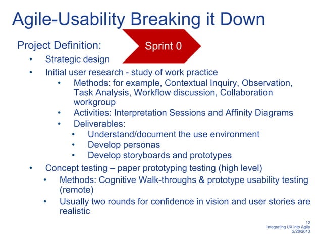 Integrating usability testing into agile updated | PDF