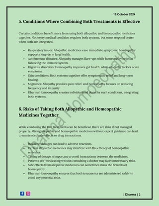 Integrating Wellness: Safely Combining Allopathic and Homeopathic ...