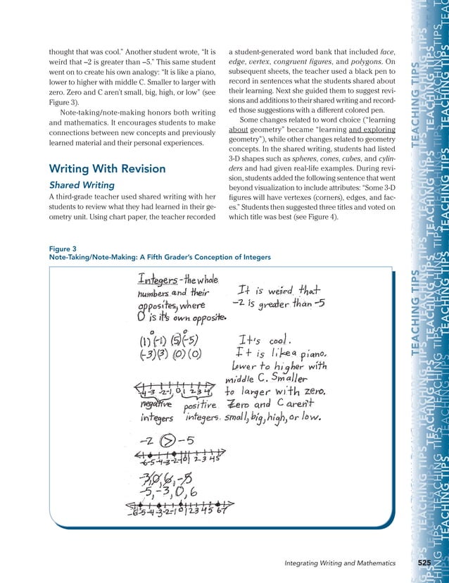 Integrating writing and mathematics | PDF
