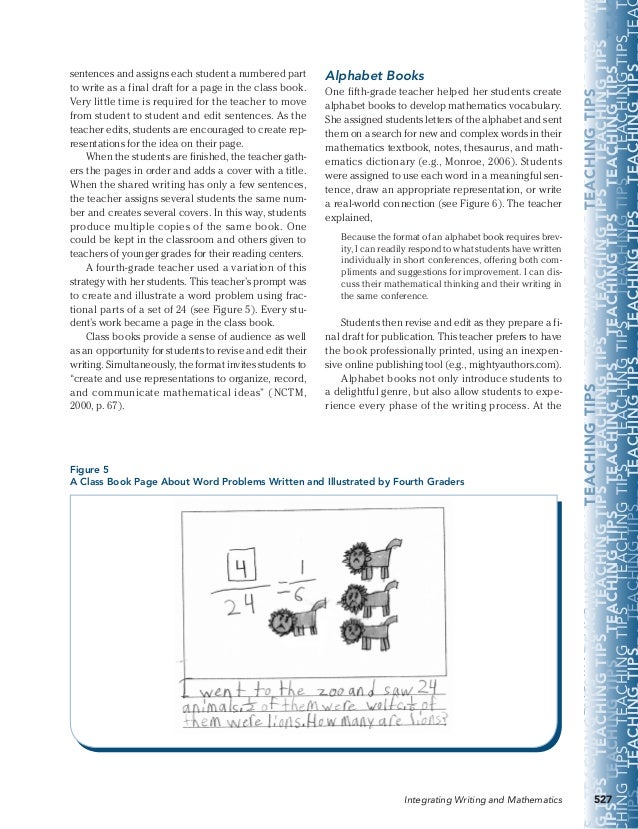 Integrating writing and mathematics