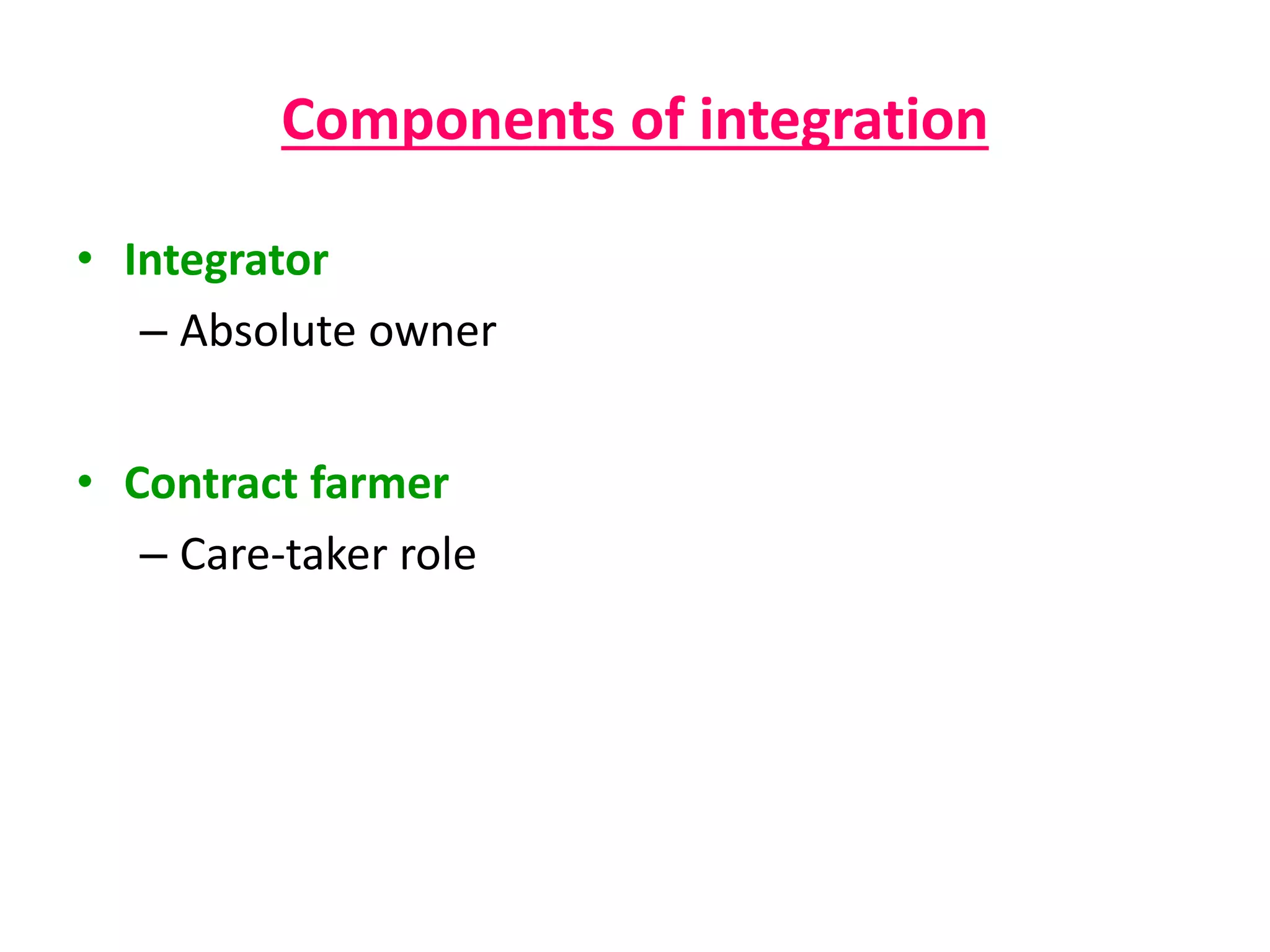 Poultry Integration | PPTX