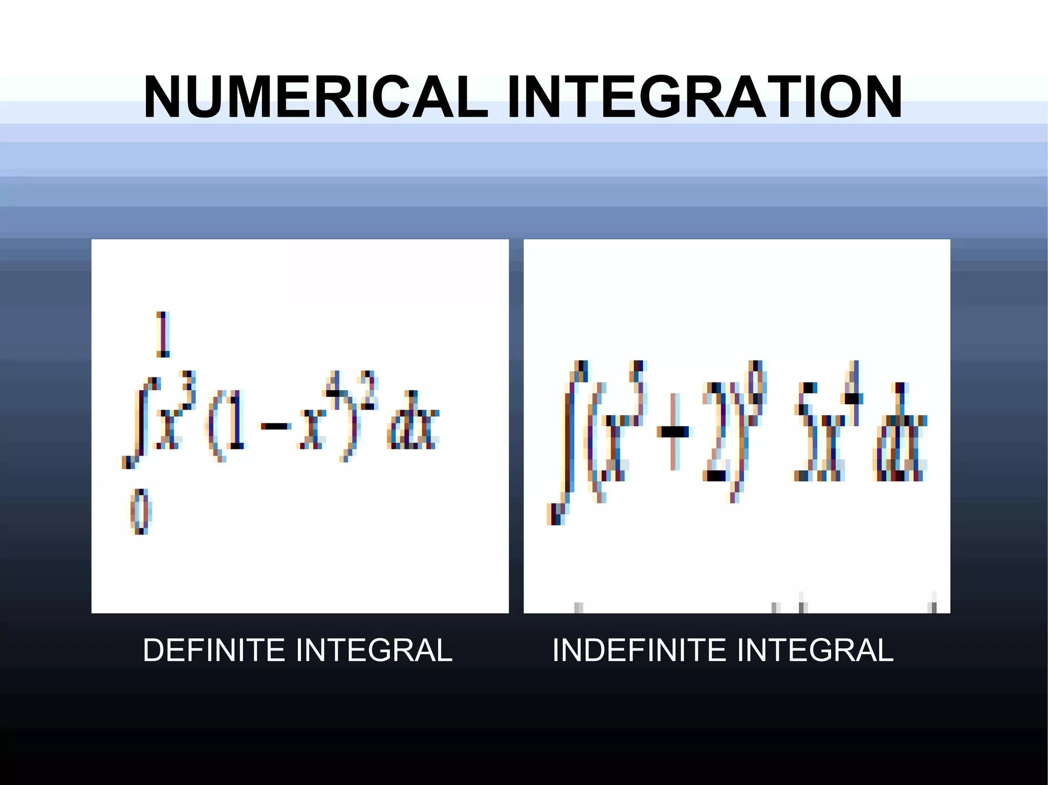 Numerical Integration | ODP