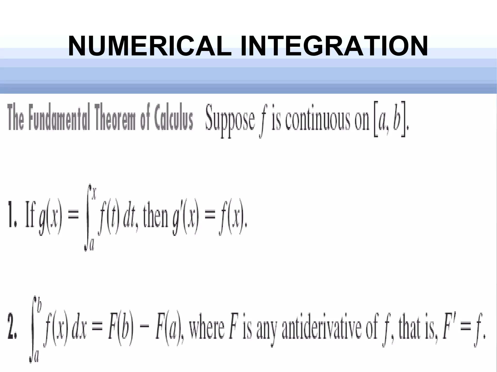 Numerical Integration | ODP