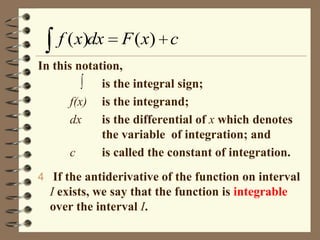 Indefinite Integral | PPTX
