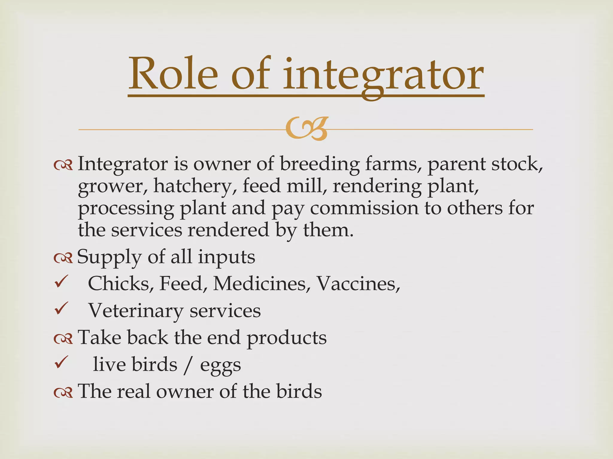 Integration in layer production | PPTX