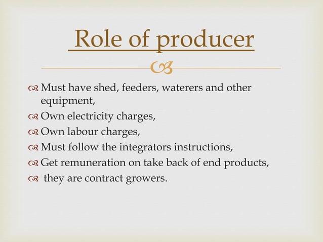 Integration in layer production | PPTX | Agriculture | Industries