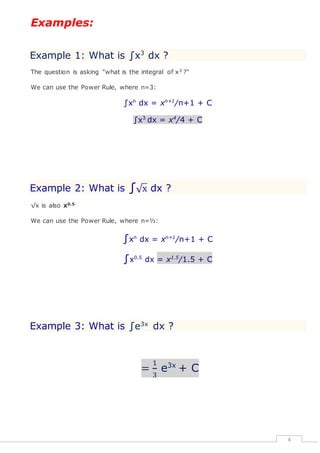 Integration - Mathematics - UoZ | DOCX