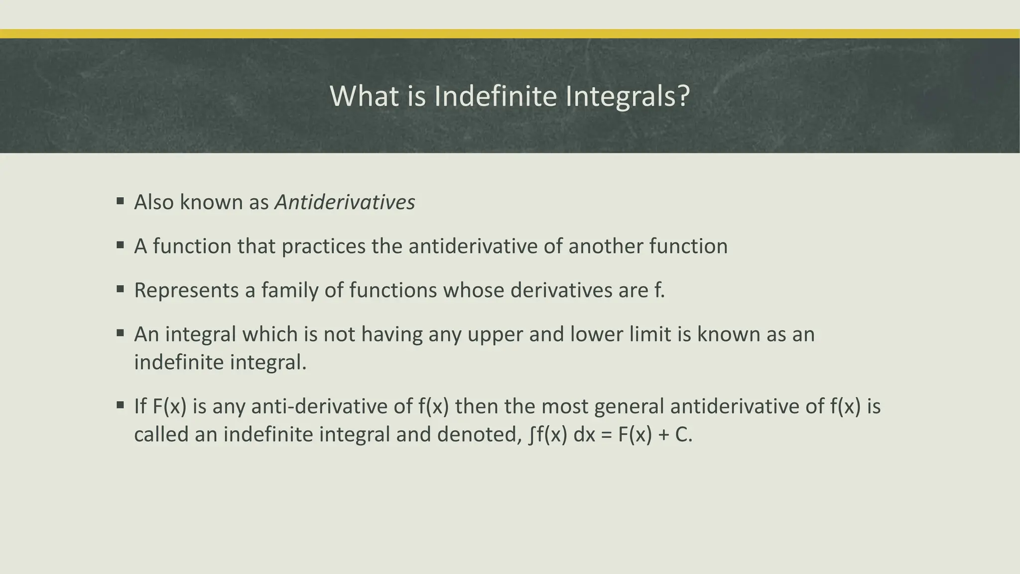 Basic rules of integration, important rules of integration | PPTX ...