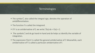 Basic rules of integration, important rules of integration | PPTX