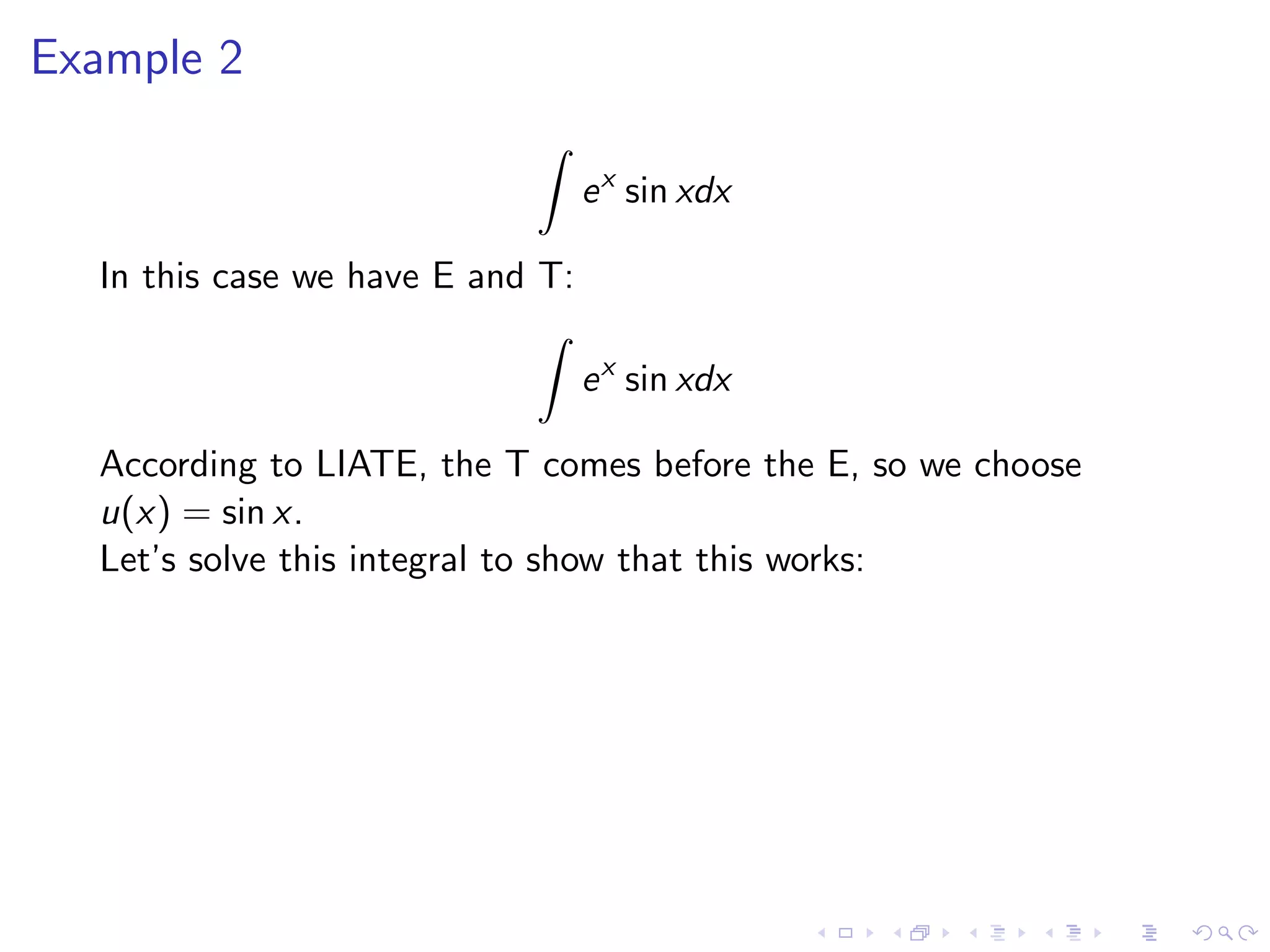 Integration by Parts, Part 3 | PPT
