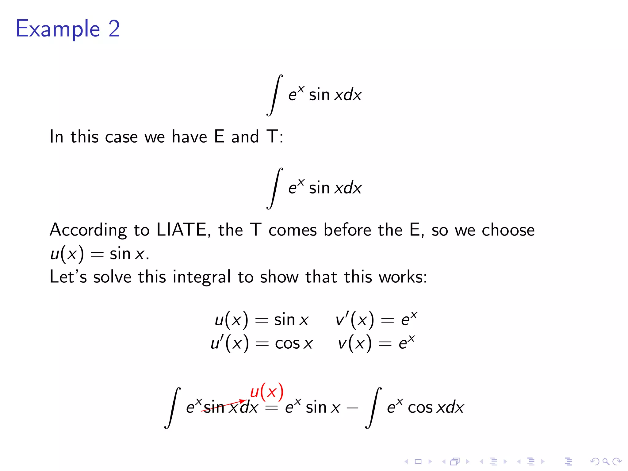 Integration by Parts, Part 3 | PPT