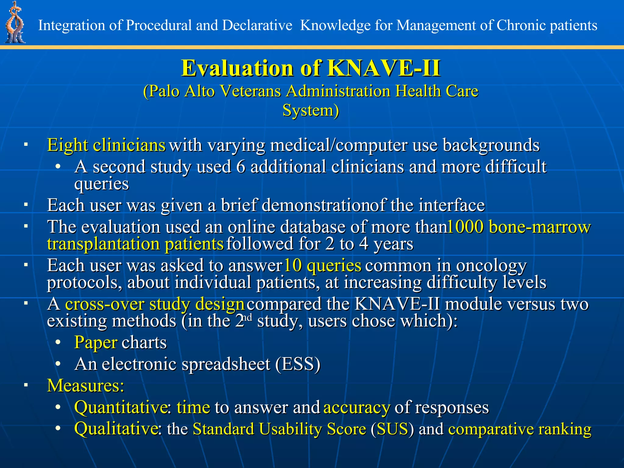 Integration Of Declarative and Procedural Knowledge for The Management ...