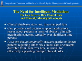 Integration Of Declarative and Procedural Knowledge for The Management ...