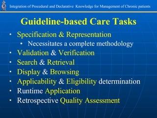 Integration Of Declarative and Procedural Knowledge for The Management ...